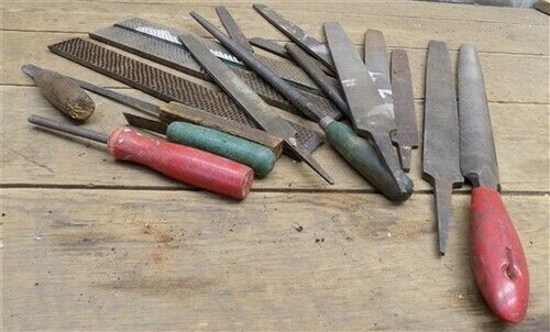 Rasp File Metal Craft Woodworking Vintage Tool Lot Assorted Machinist ...
