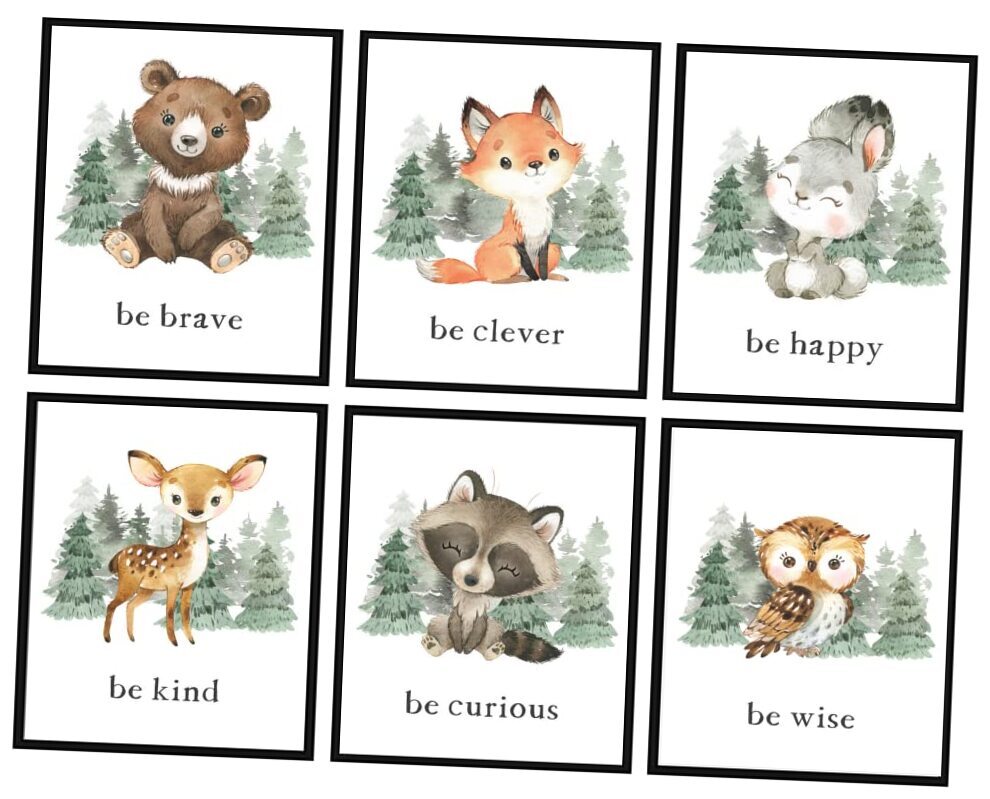 Woodland Animals Clip Art Printables Amazon.com: Woodland Animals