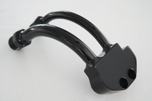 SD7 A/C Compressor Black Billet Aluminum Hose Fitting Adapter Block #8 ...