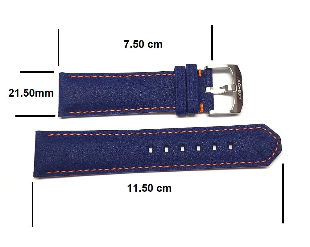 TAG HEUER blue textile strap formula 21.5 mm FC8243/0 BC0933 CAZ101N ...