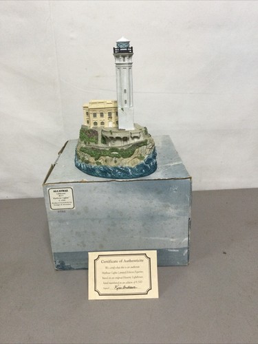 Harbour Lights Lighthouse Replica #417 Alcatraz Island CA 1998 w/ Box ...