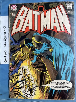 DC Comics - BATMAN- No. 221 - 1970, 15 Cents, MAY NO. 221 | eBay