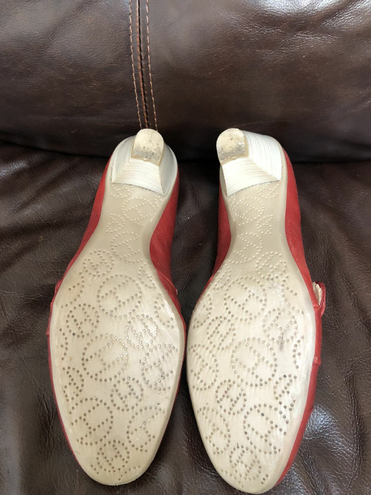 Hispanitas Red Leather Mary Jane Pumps Shoes EUR 39 … - Gem