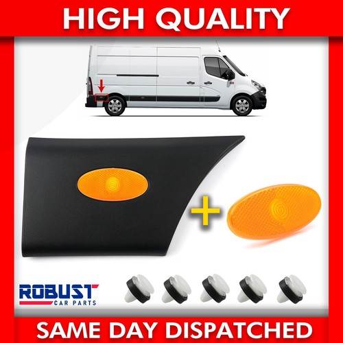 FOR RENAULT MASTER SIDE MOULDING STRIP TRIM & SIDE MARKER LAMP (2010 ...