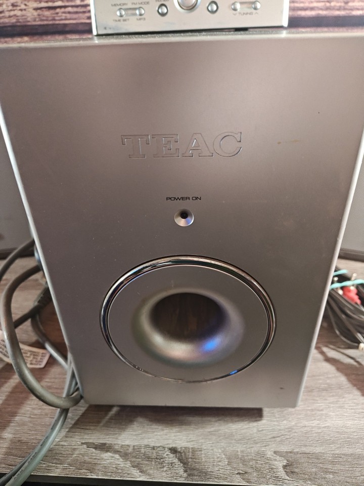 TEAC CD-X9 Compact Micro Hi-Fi Stereo CD Player Speaker System TESTED ...
