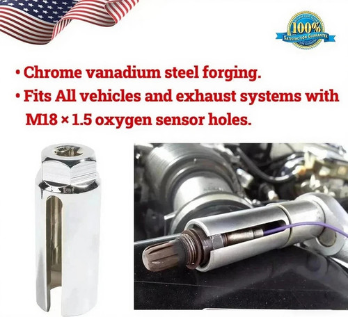 5PCS O2 Oxygen Sensor Socket Thread Chaser Set O2 Sensor Wrench Removal ...