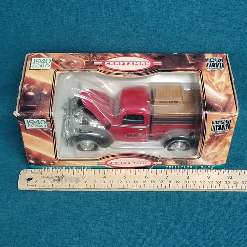 Vtg Craftsman Diecast 1940 Ford Delivery Truck Coin Bank Sears ...