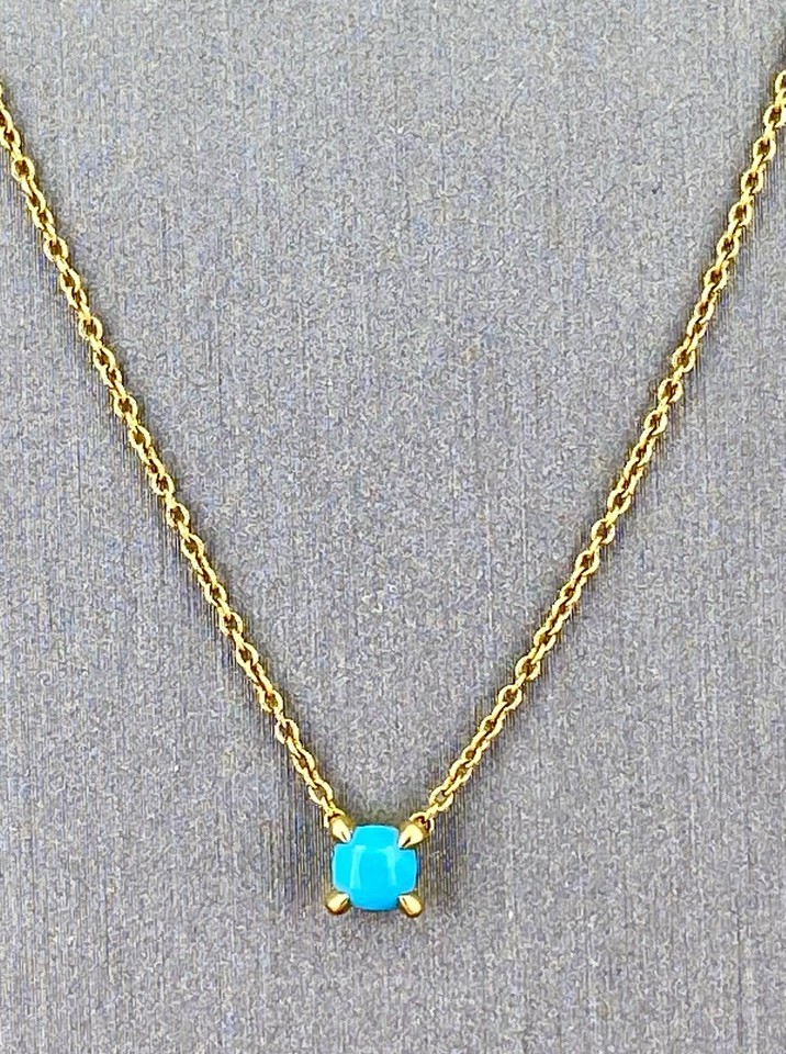 David Yurman 18K Yellow Gold Turquoise Micro Chatelaine Pendant ...