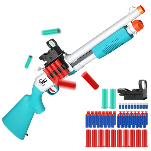 Toy Gun Models Foam Blasters (33-Inch) Jumping Shell Design [with10 ...