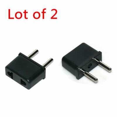 110V-220V US USA to Greece Travel Adapter Power Socket Plug Converter ...