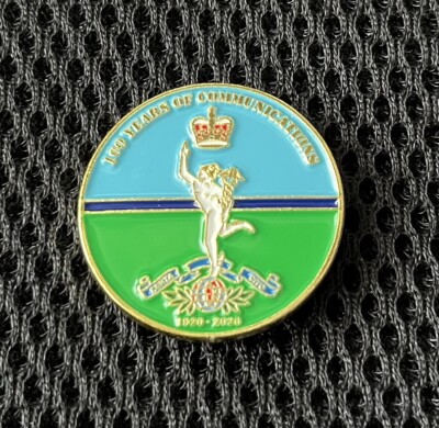 Royal Corps Of Signals 100 Years Lapel Badge 3D 28mm ( RCS100 C71 ...