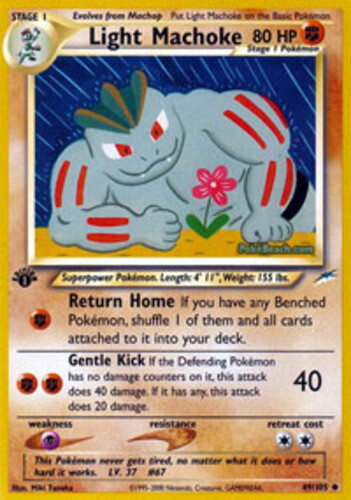 1x Light Machoke - 49/105 - Uncommon - 1st Edition Lightly Played ...