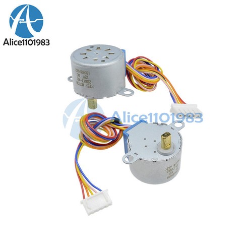 28BYJ-48 Valve Gear Stepper Motor DC 5V 4 Phase Step Motor Reduction ...