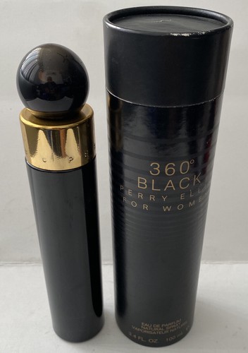 360 Black Perry Ellis For Women 3.4oz/100mL. EDP Spray Brand New In Box ...