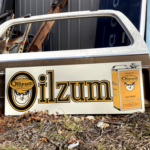 4ft Oilzum Motor Oil Vintage Style Repop Sign | eBay