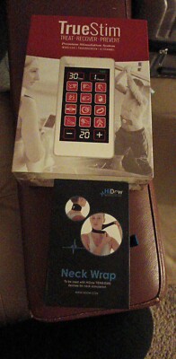 True Stim Classic Stimulation Wired 2 Channel and neck wrap ! | eBay