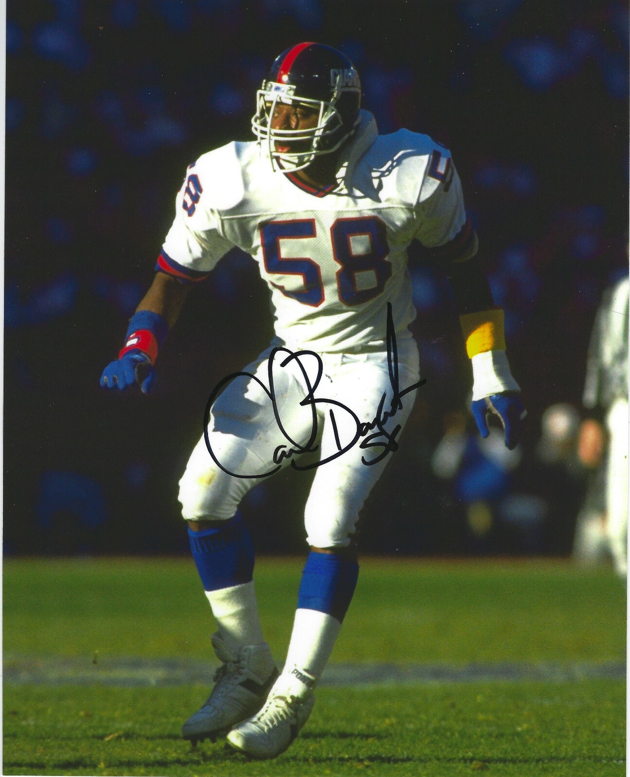 CARL BANKS New York GIANTS Signed 8 x 10 Photo NFL Football FREE ...