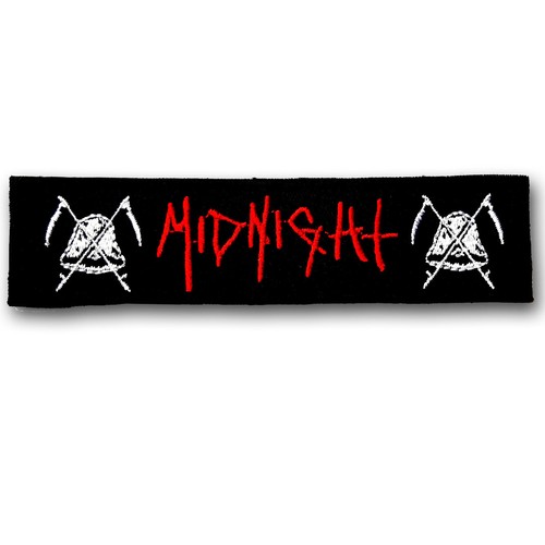 Midnight patch Embroidered Black Metal Band Emperor, 1349, Darkthrone ...