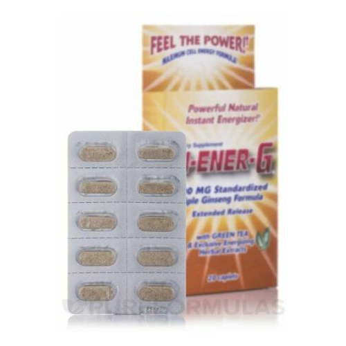 Hi-Ener-G Standardized Triple Ginseng Formula Extended Release Caplets ...