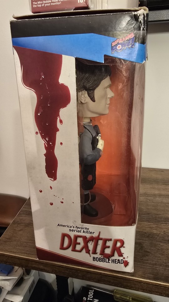 Dexter Morgan Boxed Bobblehead Figure Bif Bang Pow! Dark Passenger ...