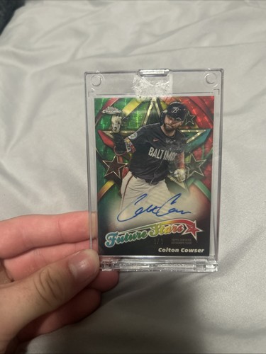 2025 Topps Chrome Future Stars Colton Cowser Superfractor 1/1 Autograph ...