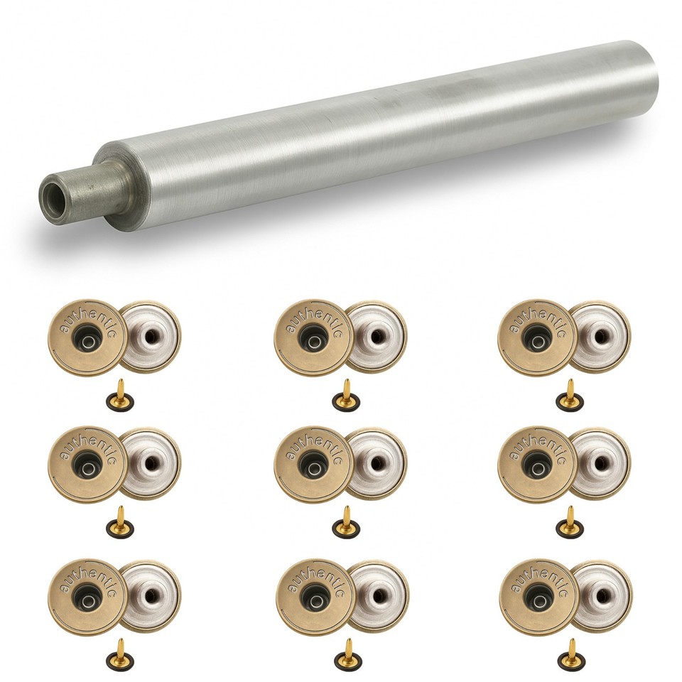 Jeans Buttons Brass Rivets With Fixing Hand Tool for Jacket Clothing ...