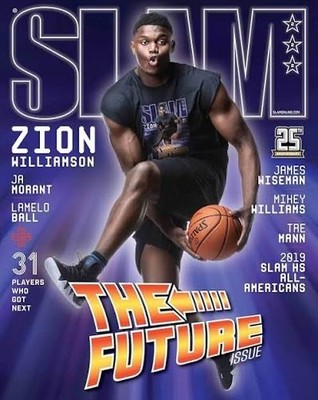 SLAM Magazine Zion Williamson The Future Issue 2019 12x8in Metal Sign ...