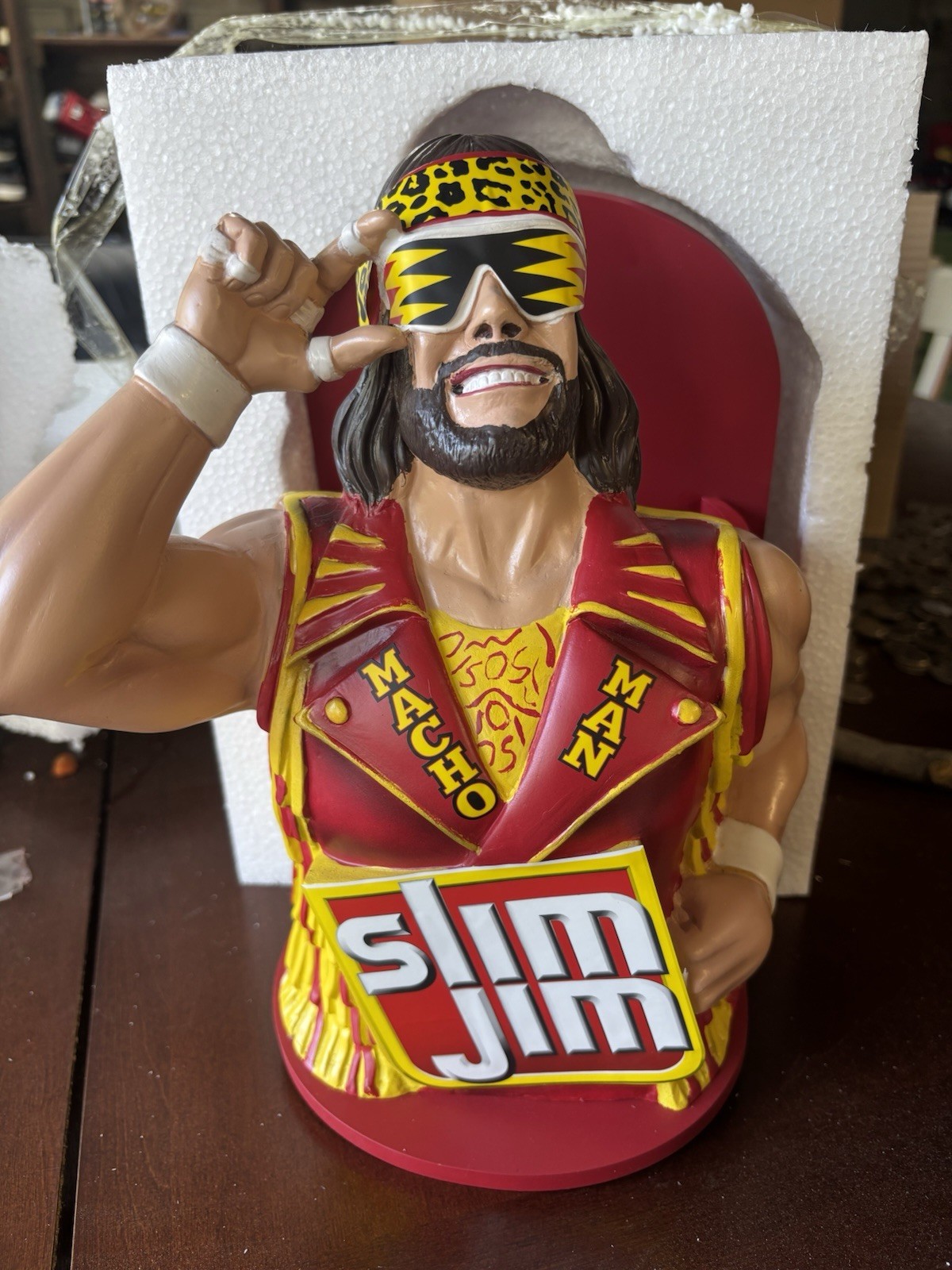 Macho Man Randy Savage Slim Jim Display 2025 Collector's Series | eBay