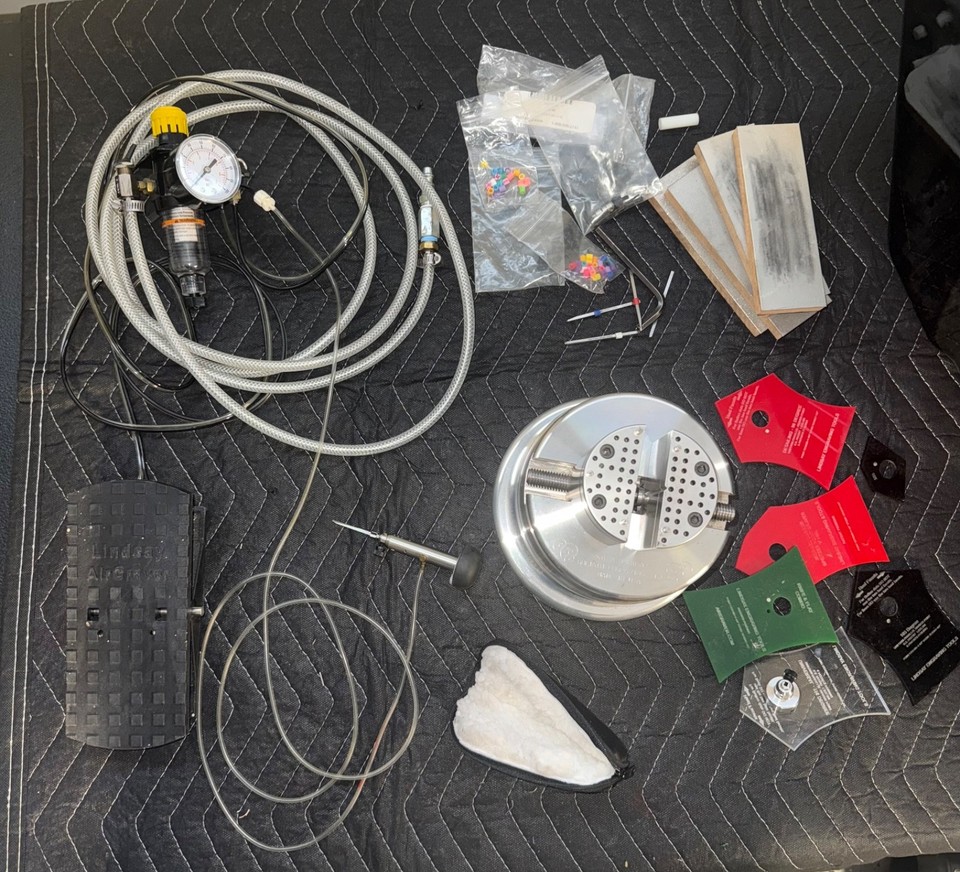 Lindsay Airgraver Pneumatic Hand Engraver System with Vise | eBay