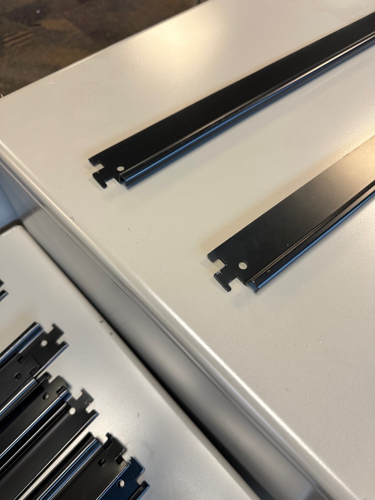 Lot of Two Side to Side File Bars/ Frames For Haworth File Cabinets ...