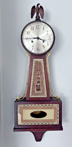 Vintage Seth Thomas Brookfield Banjo Wall Clock WORKING Pendulum Eagle USA | eBay