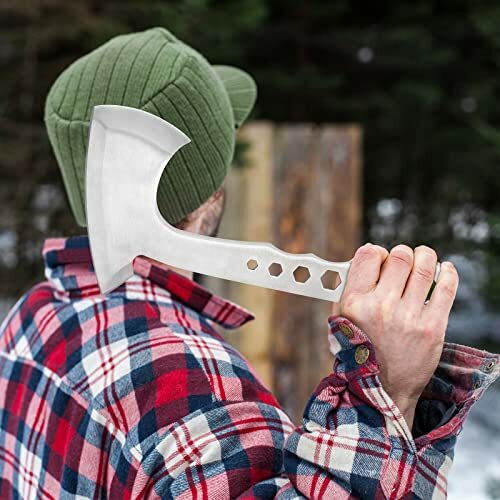 3 Pack Throwing Axes and Tomahawks, Full Tang Axe Recreation ...