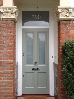 Frosted Glass House Number Sticker - Glass Door Ideas