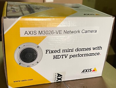 NEW AXIS M3026-VE 3MP OUTDOOR D/N IP CAMERA MPN:0547-001 $1165 | eBay