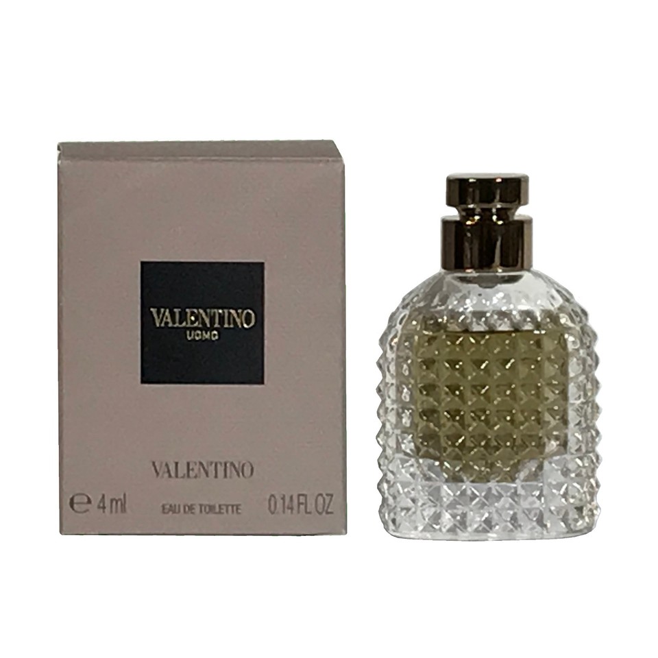 Mini Miniature Valentino Uomo 4ml EDT Travel Men Aftershave Perfume ...