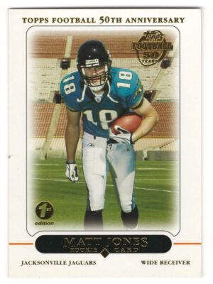 2005 TOPPS 1ST EDITION #422 MATT JONES RC JACKSONVILLE JAGUARS | eBay