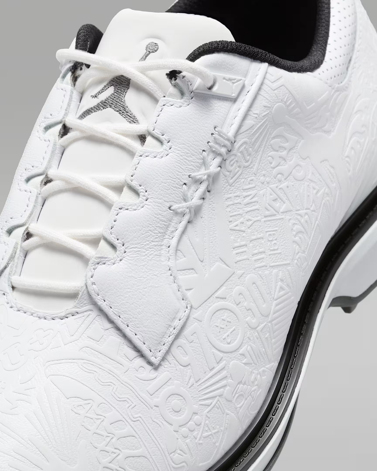 Jordan ADG 5 Golf Shoes White Black Pure Platinum Grey Men's | Size 7.5 ...