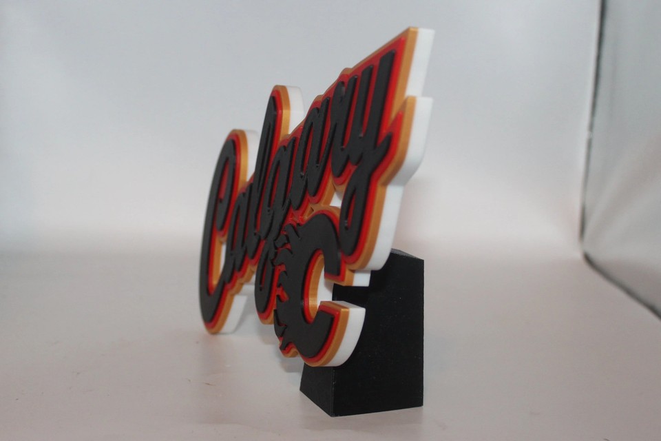 Calgary Flames 3D printed Logo Sign Wall Desk Shelf Art | eBay