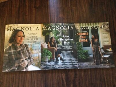 Magnolia Journal Magazine Lot Of 3 2022/ 23 - Summer #27, Spring #26 ...