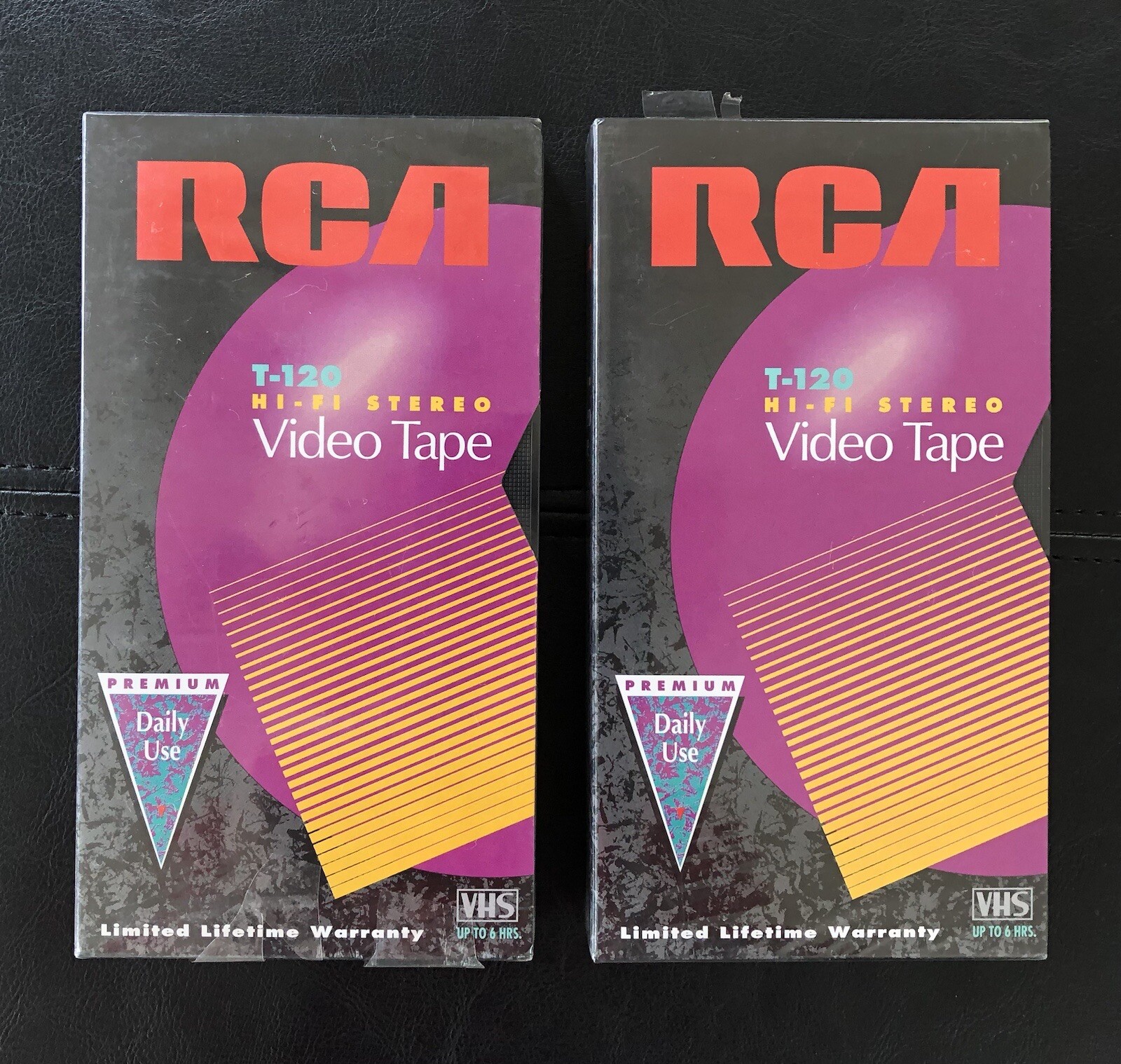 Lot Of 2 NEW RCA Blank VHS Premium T120 Hi Fi Stereo Video Tape 6 Hours VCR 79000100027| eBay