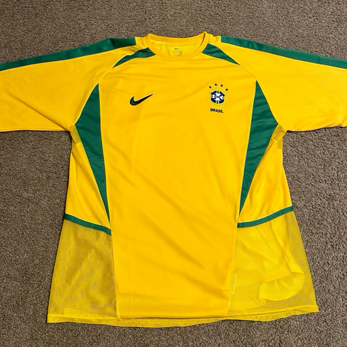2002 NIKE Brazil World Cup Soccer Jersey | eBay