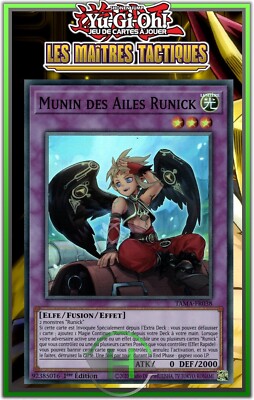 Munin des Ailes Runick - SR TAMA-FR038 - Carte Yu-Gi-Oh Française Neuve ...