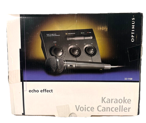 Optimus Karaoke Voice Canceller Number 32-1168 with Box, Mic, Manual ...