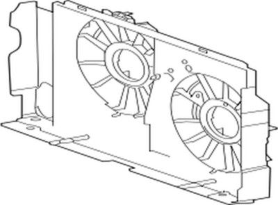 16711-36180 Toyota Shroud, fan 1671136180, New Genuine OEM Part | eBay