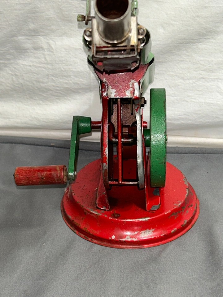 Rare 1930's LANGSON Pressed Steel PAPER Buster POPPER Hand Crank CANNON ...