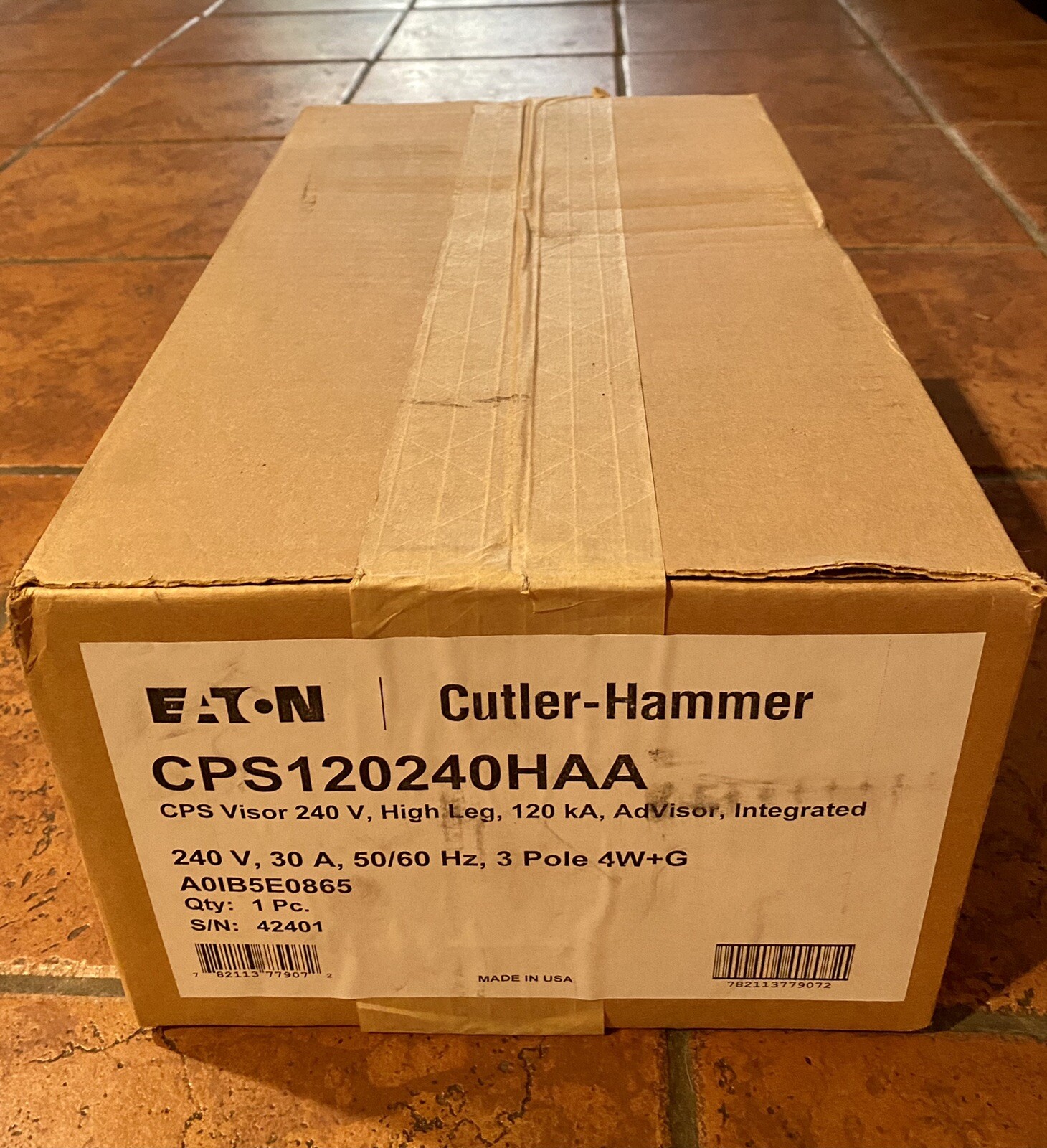 New CUTLER-HAMMER CPS120240HAA 240V 30A Clipper Power System Surge ...