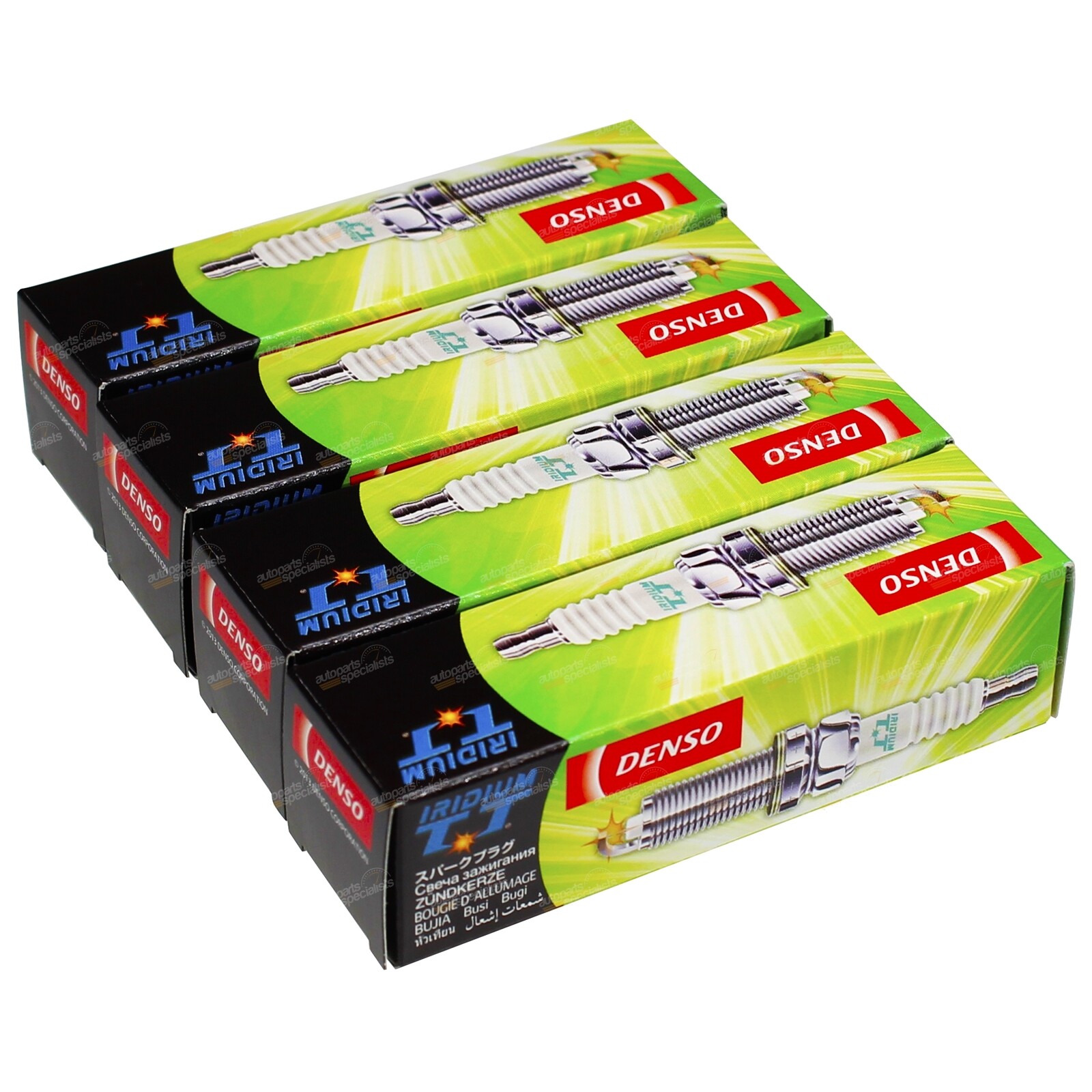 Set of 4 Denso Iridium Spark Plugs for Pulsar N16 4cyl QG16DE 1.6L 02 ...