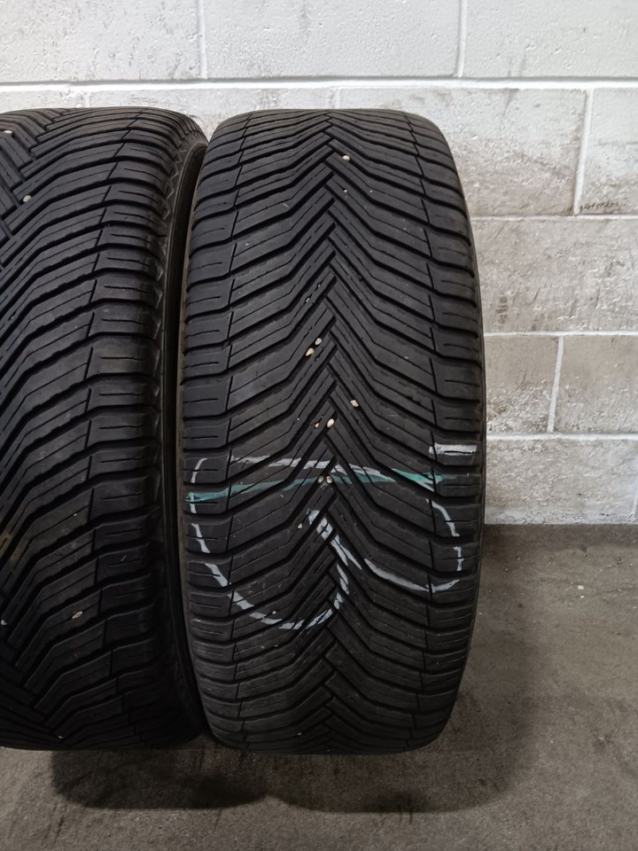 2x P255/55R19 Michelin Cross Climate2 A/W 7/32 111 V Used Tires 2555519 ...