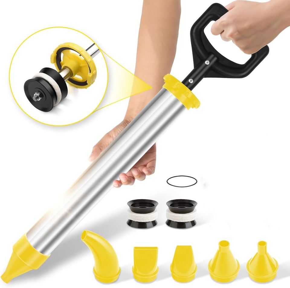 Mortar Gun for Brick Pointing Grouting Cement Lime Applicator Tool + 5 ...
