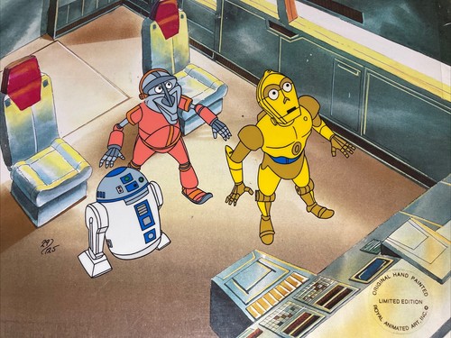 DROIDS Animation Cel Production Art STSR WARS Vintage R2-D2 C-3PO ...